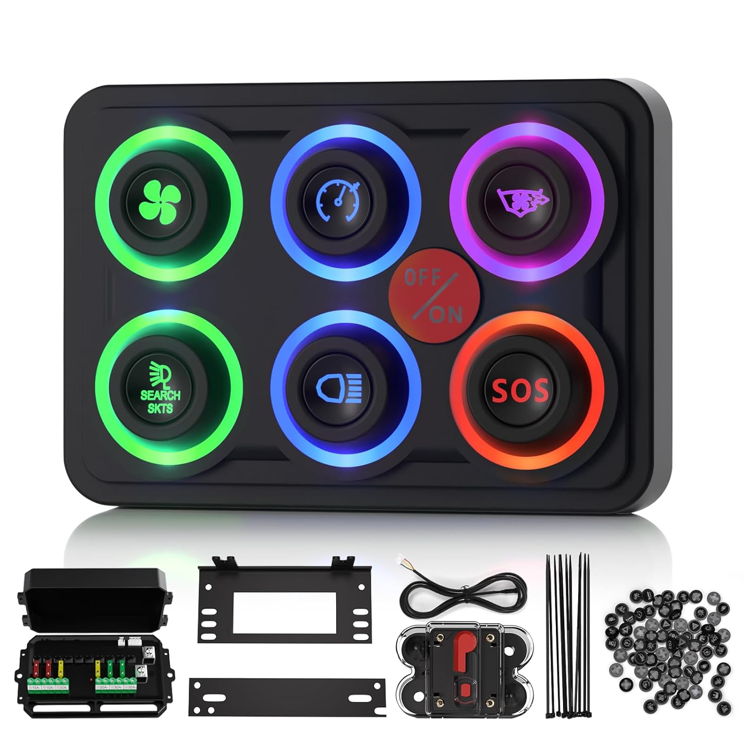 MaySpare Switch Panel Upgraded Multicolored Toggle Philippines | Ubuy