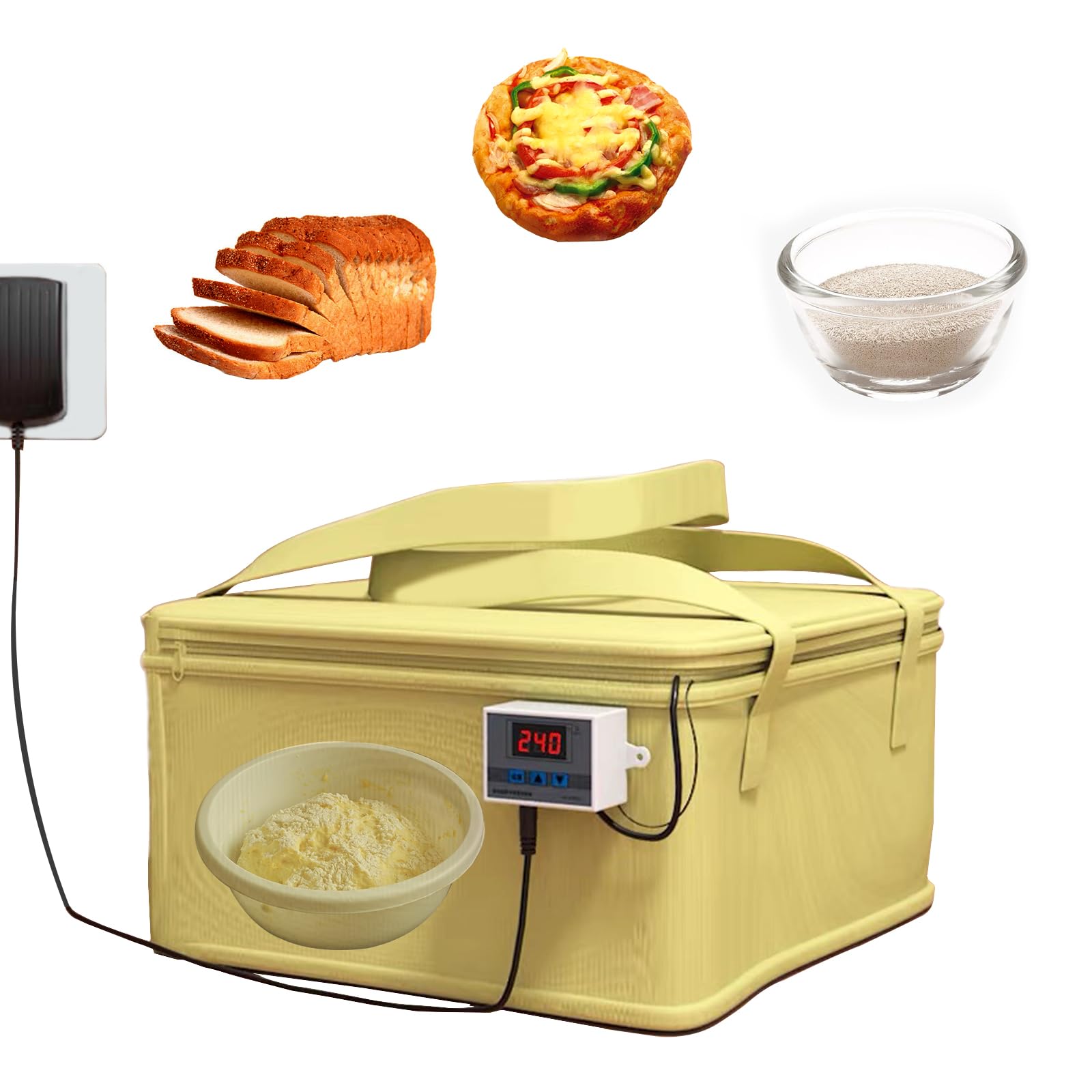 Amazon.com: ERYRON Versatile Dough Proofer with Heater, Bread Pizza ...