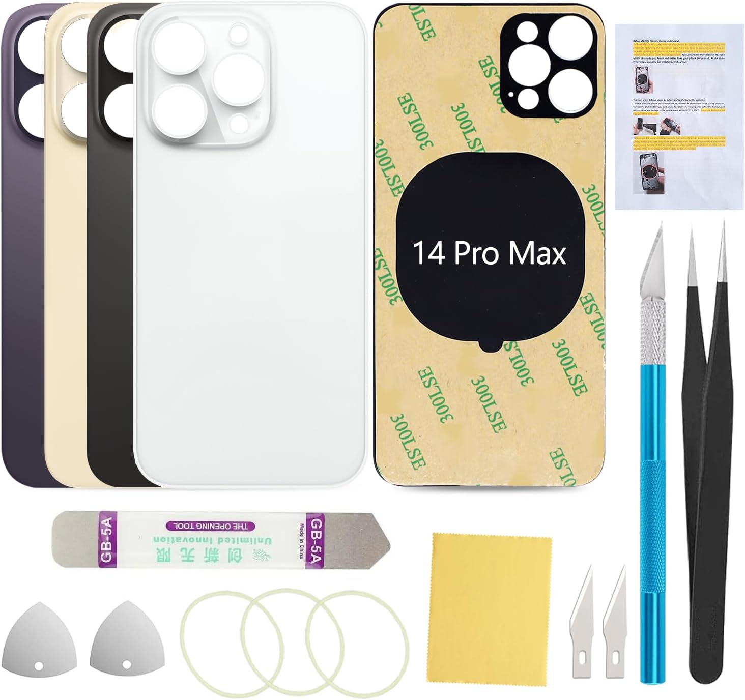 Amazon.com: Tpyag for iPhone 14 Pro Max Screen Replacement, Glass ...