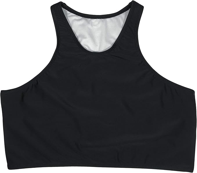 SwimZip Women's Halter Top Swim Suit with UPF 50+ Sun Protection Black ...