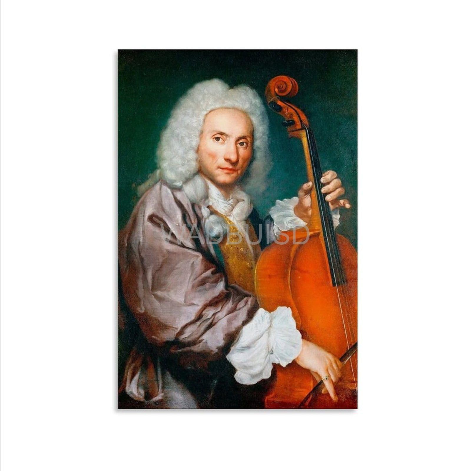 Portrait Of Antonio Vivaldi Painting By Italian School Vivaldi And