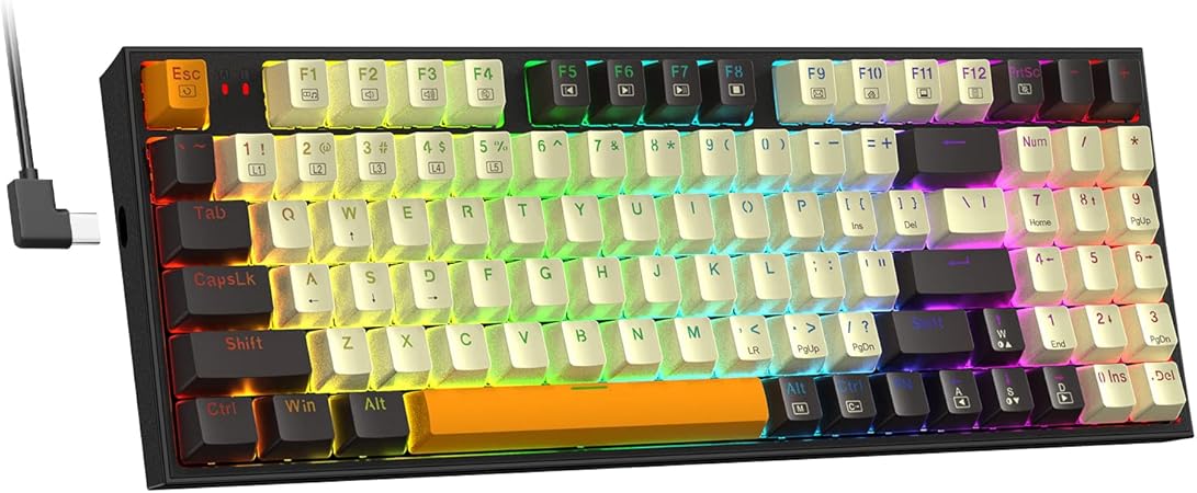 Amazon.com: Redragon Mechanical Gaming Keyboard, Wired Mechanical ...