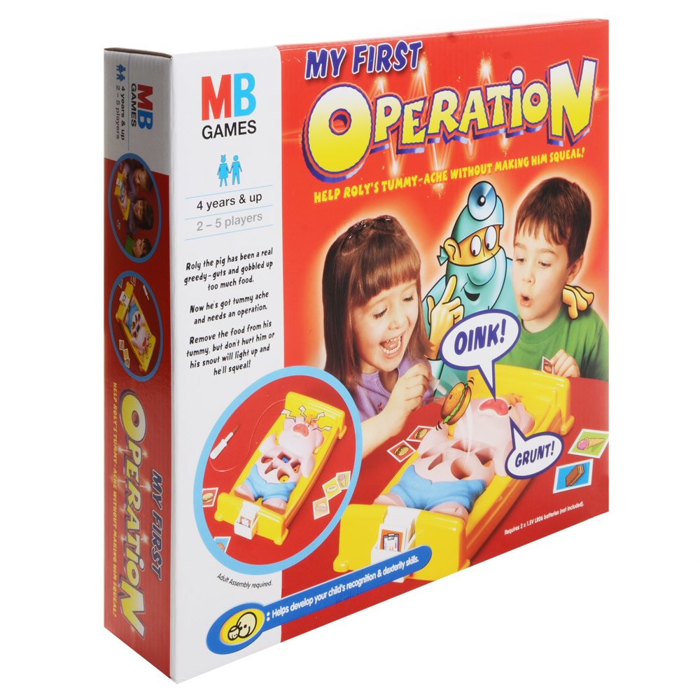 Hasbro My First Operation Game : Amazon.co.uk: Toys & Games