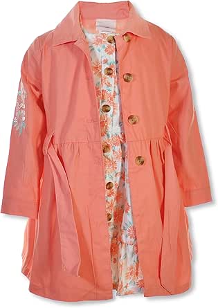 Amazon.com: Little Lass Girls' 2-Piece Coat Set Outfit: Clothing, Shoes ...