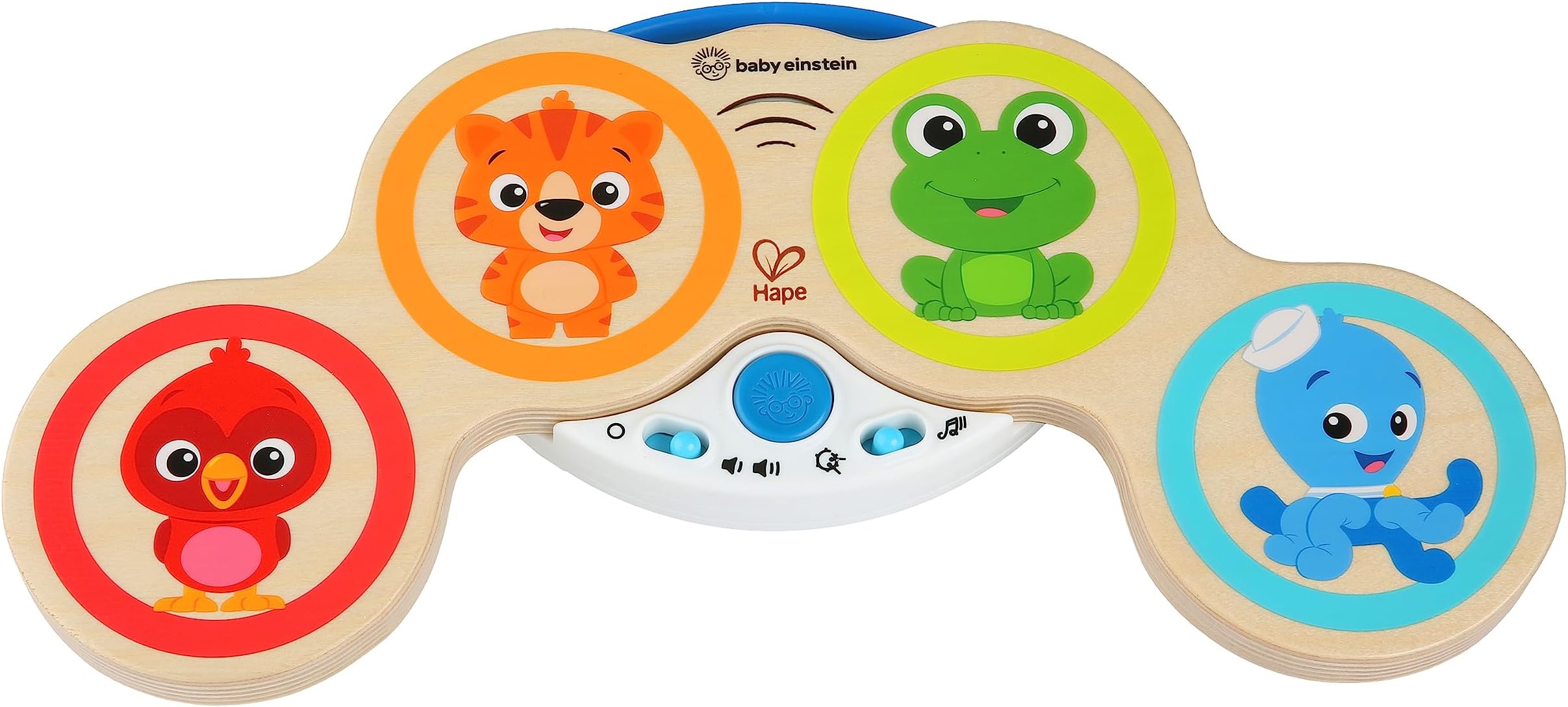 Amazon.com : Baby Einstein + Hape DJ Discovery Musical Toy Turntable ...