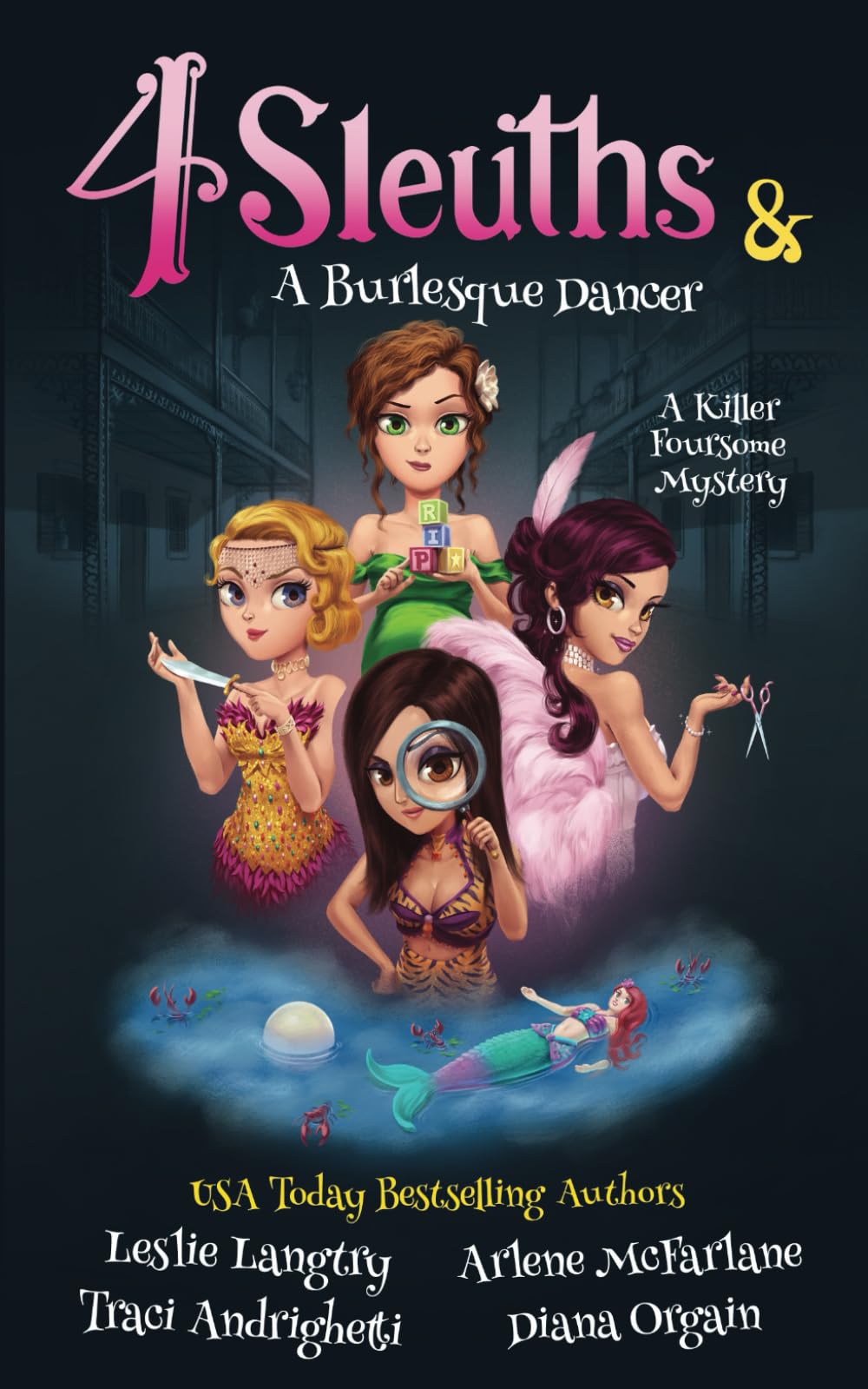 Amazon.com: 4 Sleuths & A Burlesque Dancer (A Killer Foursome Mystery ...