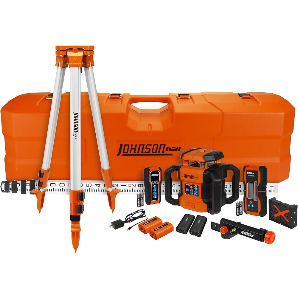 $21/mo - Finance Johnson Level & Tool JRT300-RDHV-S Self-Leveling Red ...