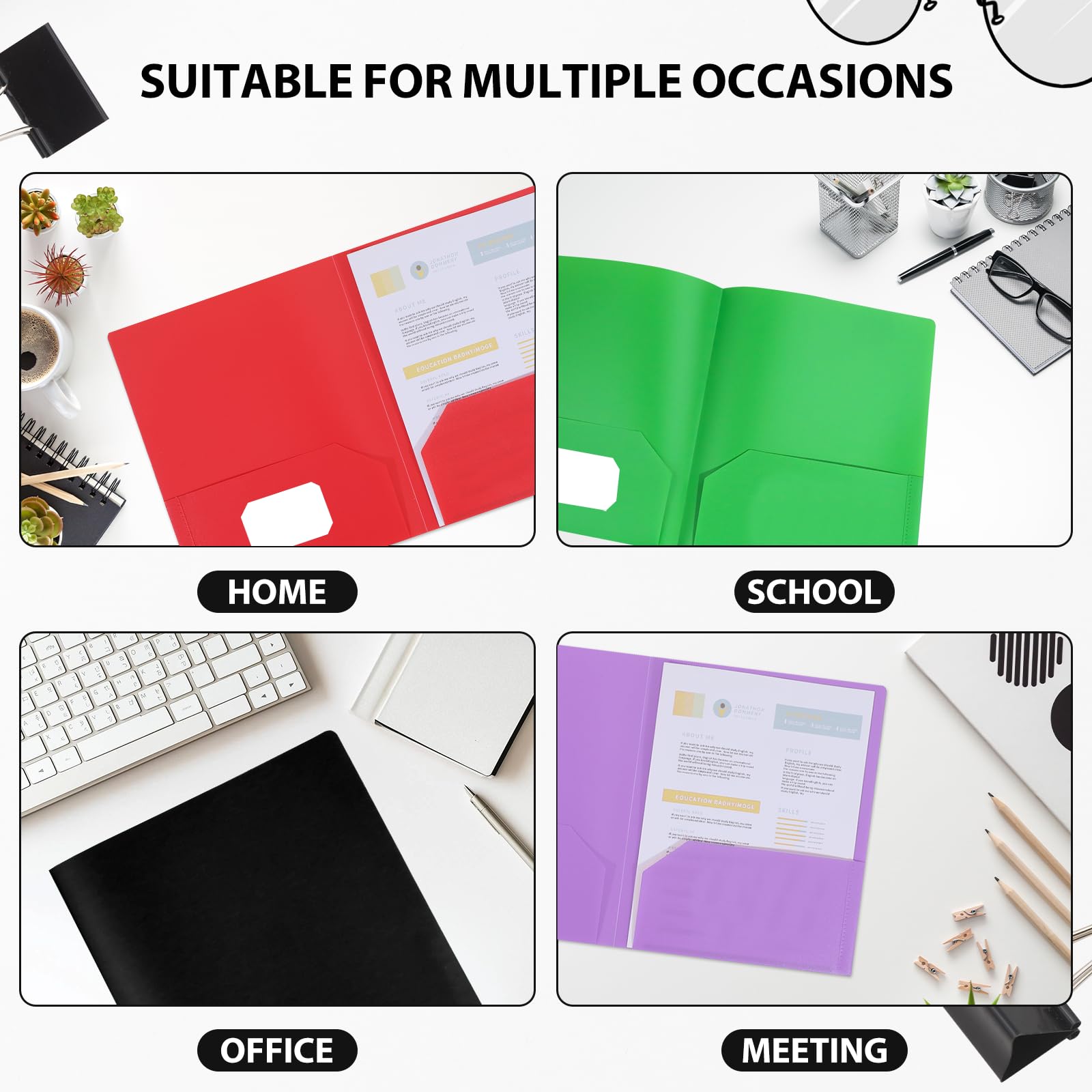 Plastic Folder NEW GENERATION U2013 Ethnic - School Supplies 2-Pocket ...