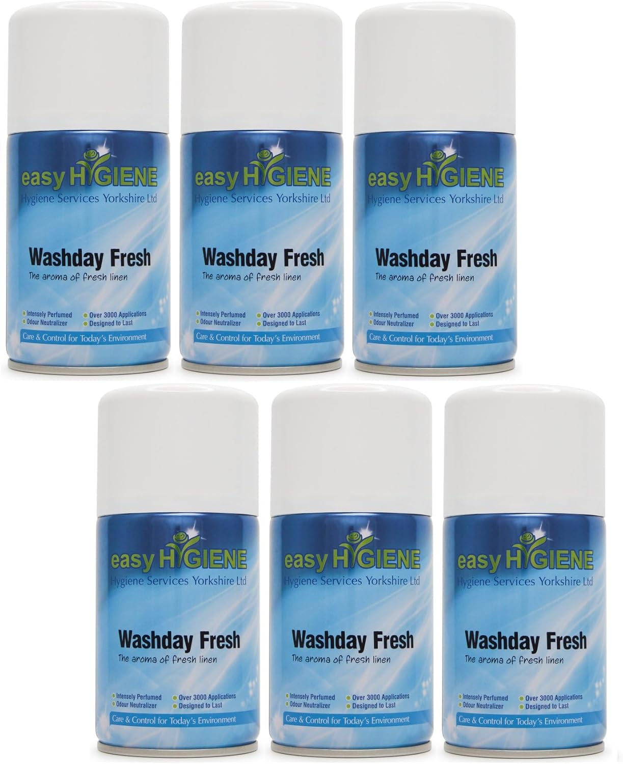 easy HYGIENE 6x WASHDAY FRESH Automatic aerosol Air Freshener Dispenser ...