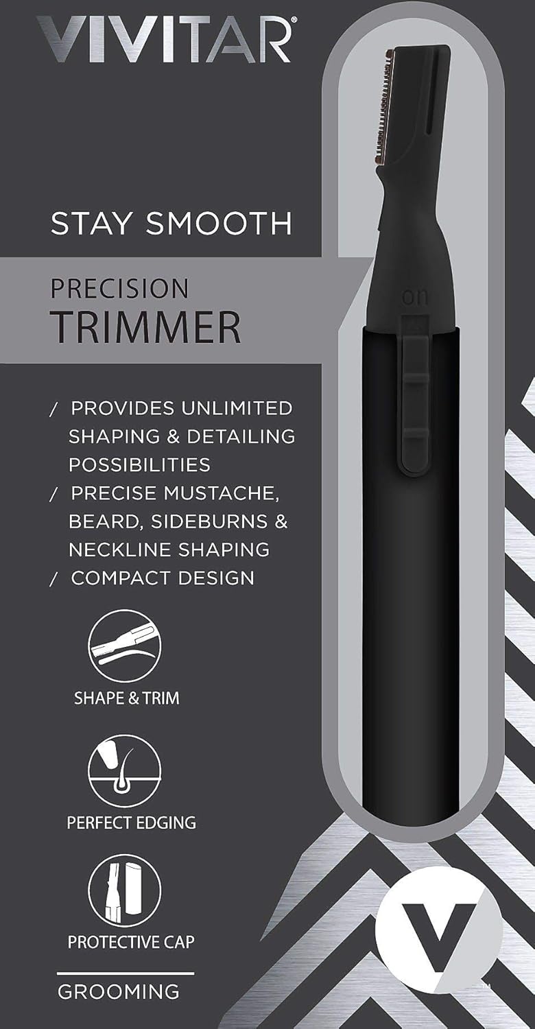Amazon.com: Vivitar PF-V016 BLK Precision Pen Trimmer, Black : Beauty ...