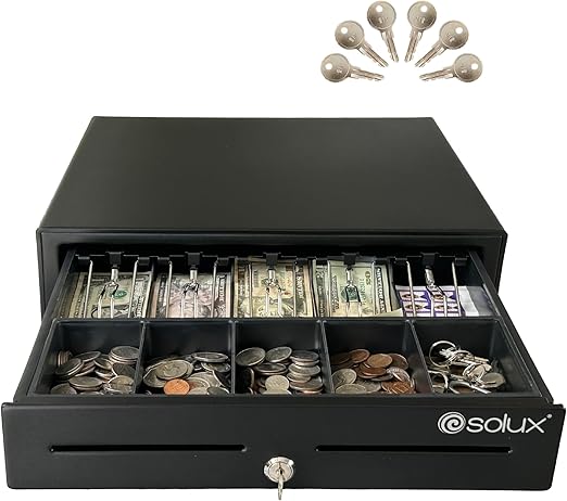 Amazon.com: SOLUX 16" Cash Drawer - Cash Registers - Cash Register ...
