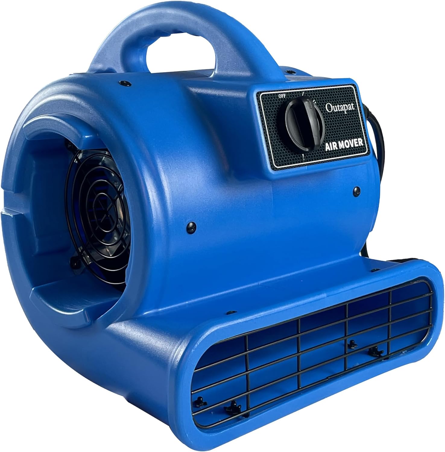 3-Speed Air Mover 1/3 HP Carpet Dryers and Floor Drying Blower Fan for ...