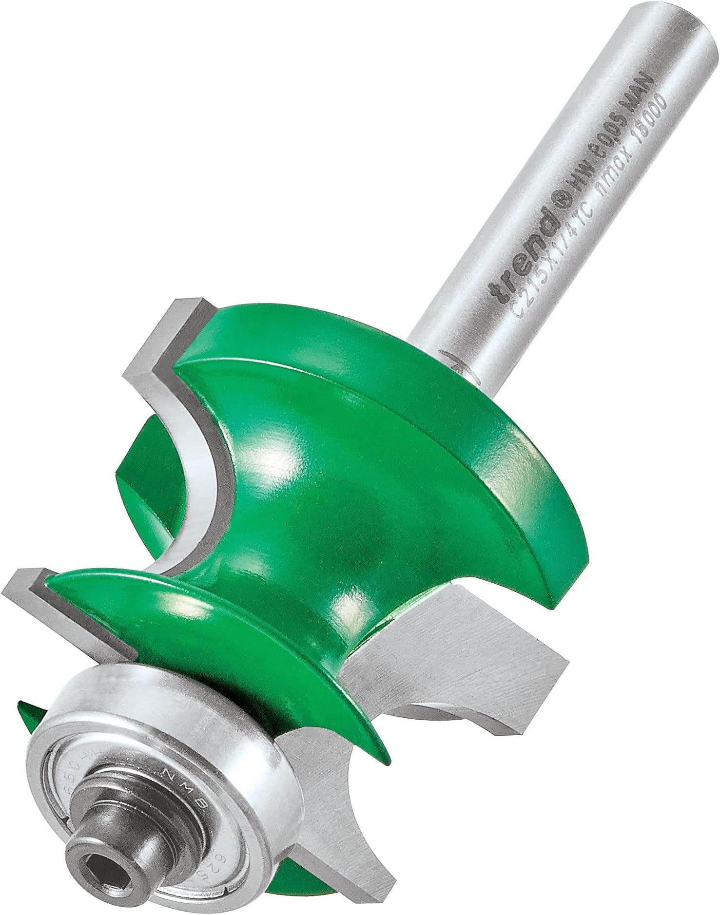 Trend CraftPro Bearing Guided Corner Bead Router Cutter, 1/4 Inch Shank ...