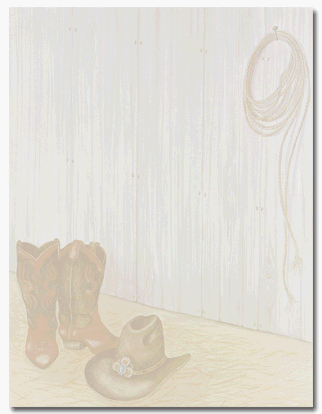 Amazon.com: Masterpiece Cowboy Boots Letterhead - 8.5 x 11 - 25 Sheets ...