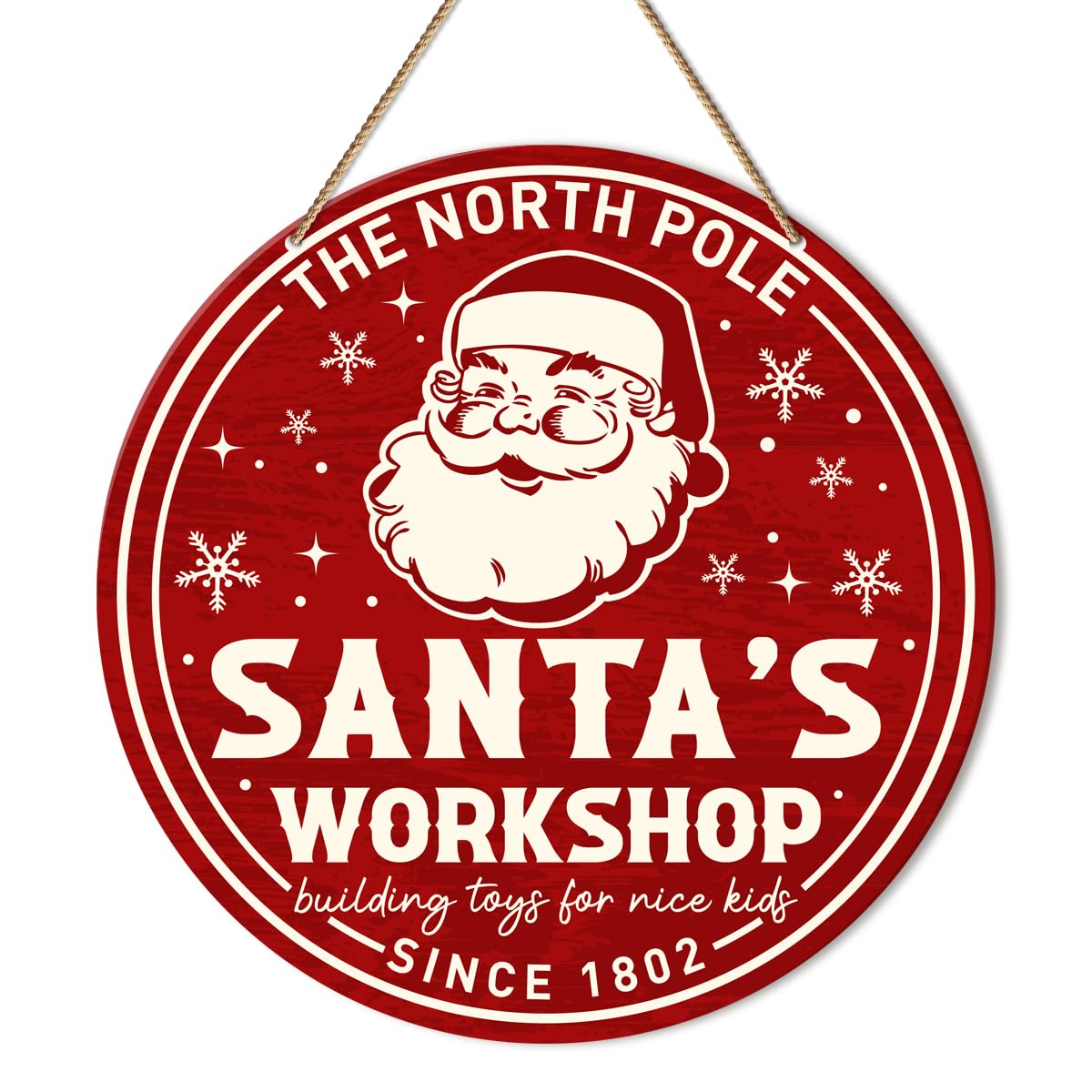 Amazon.com: ZODGMED Christmas Wall Hanging Sign, Christmas Decor for ...