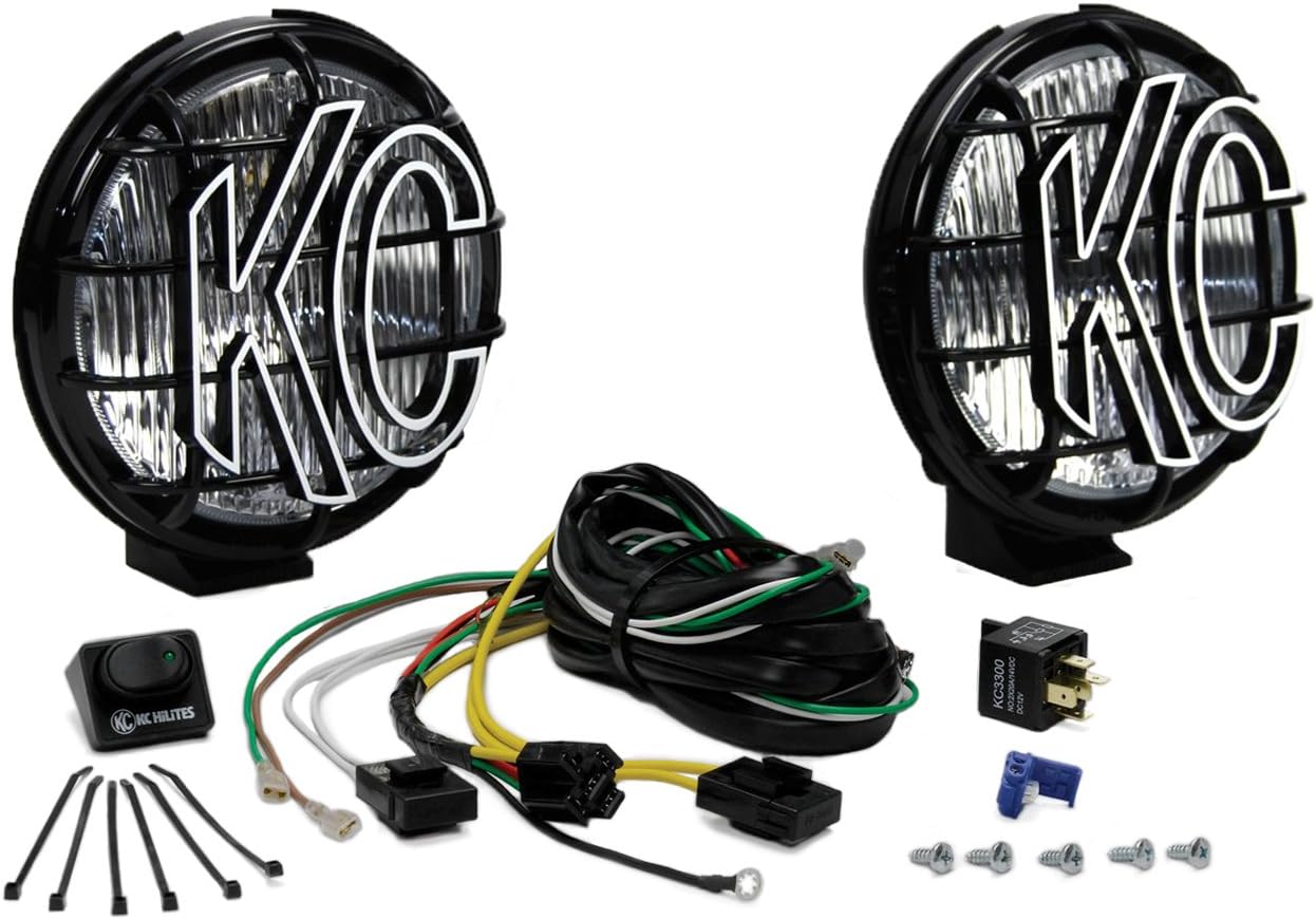 Amazon.com: KC HiLiTES 152 Apollo Pro 6" 100w Fog Light System : Automotive