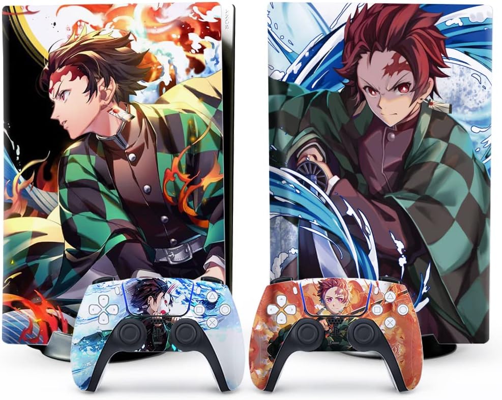 Amazon.com: Stickers for PS5 Digital Version Anime Console and ...