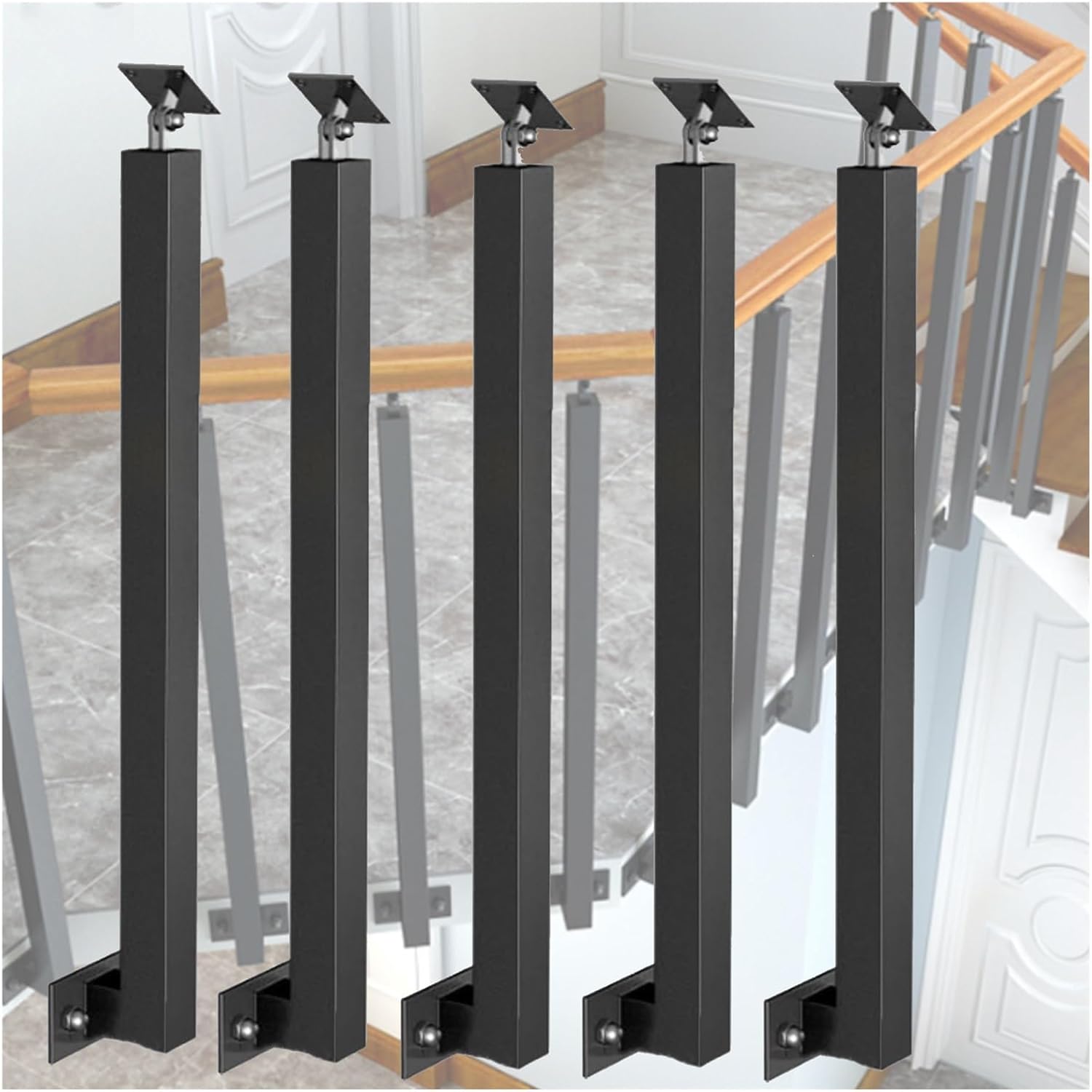 Metal Baluster Spindles - 1/5/10 Pack for Staircases, Terraces ...
