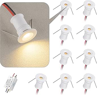HHTUN 902 Led Mini Downlight DC12V 1W,Suitable for bookcases,cabinets ...