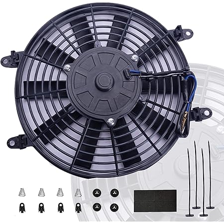 Amazon.com: Fekuar 6 Inch Slim 650CFM Radiator Cooling Fans Universal ...