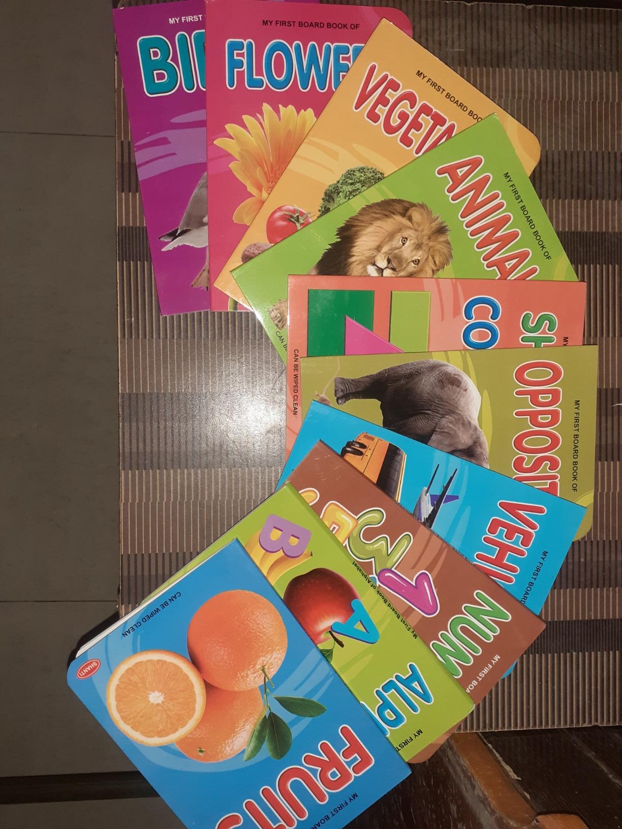 Buy My First Board Book for kids ( Set of 10 Books ) Book Online at Low ...