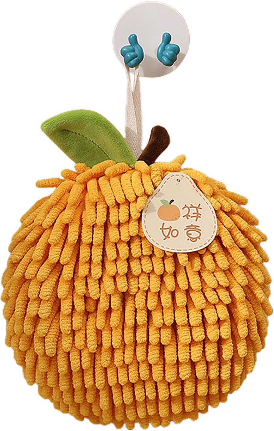 Amazon.com: CATSELURRY Chenille Hand Towel Wipe Ball with Hanging Loop ...