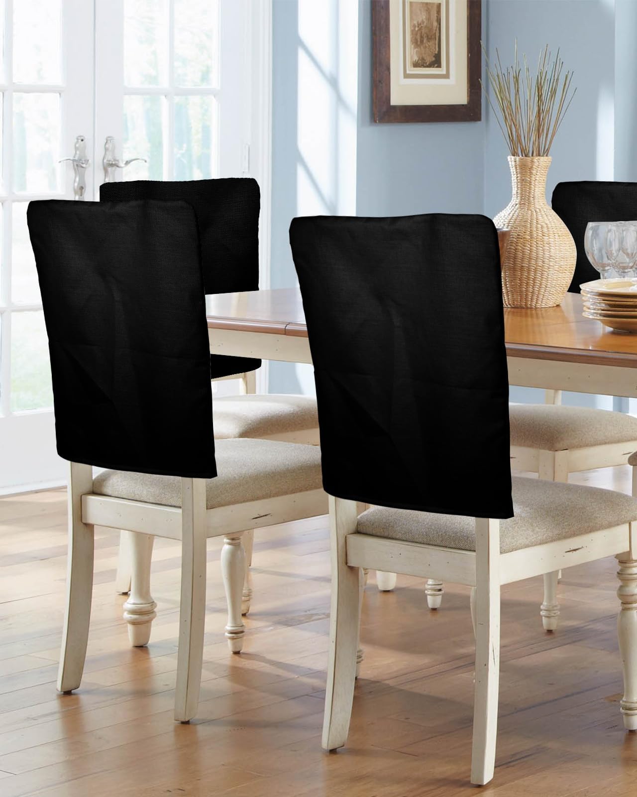 Amazon.com: Mindsoft 6 Pcs Chair Back Covers 18 x 22 Inch Stretch ...