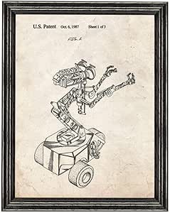 Amazon.com: Short Circuit Movie Robot Number 5 Patent Art Old Look ...