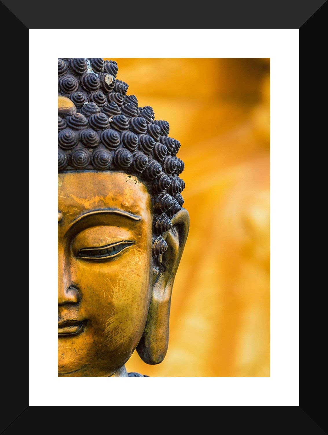 Half Buddha Face