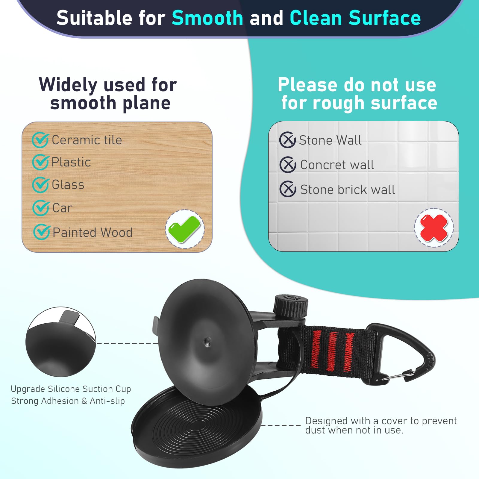 Van Awning Caravan Motorhome Limpets High-Grip Suction Cups Awning Side ...