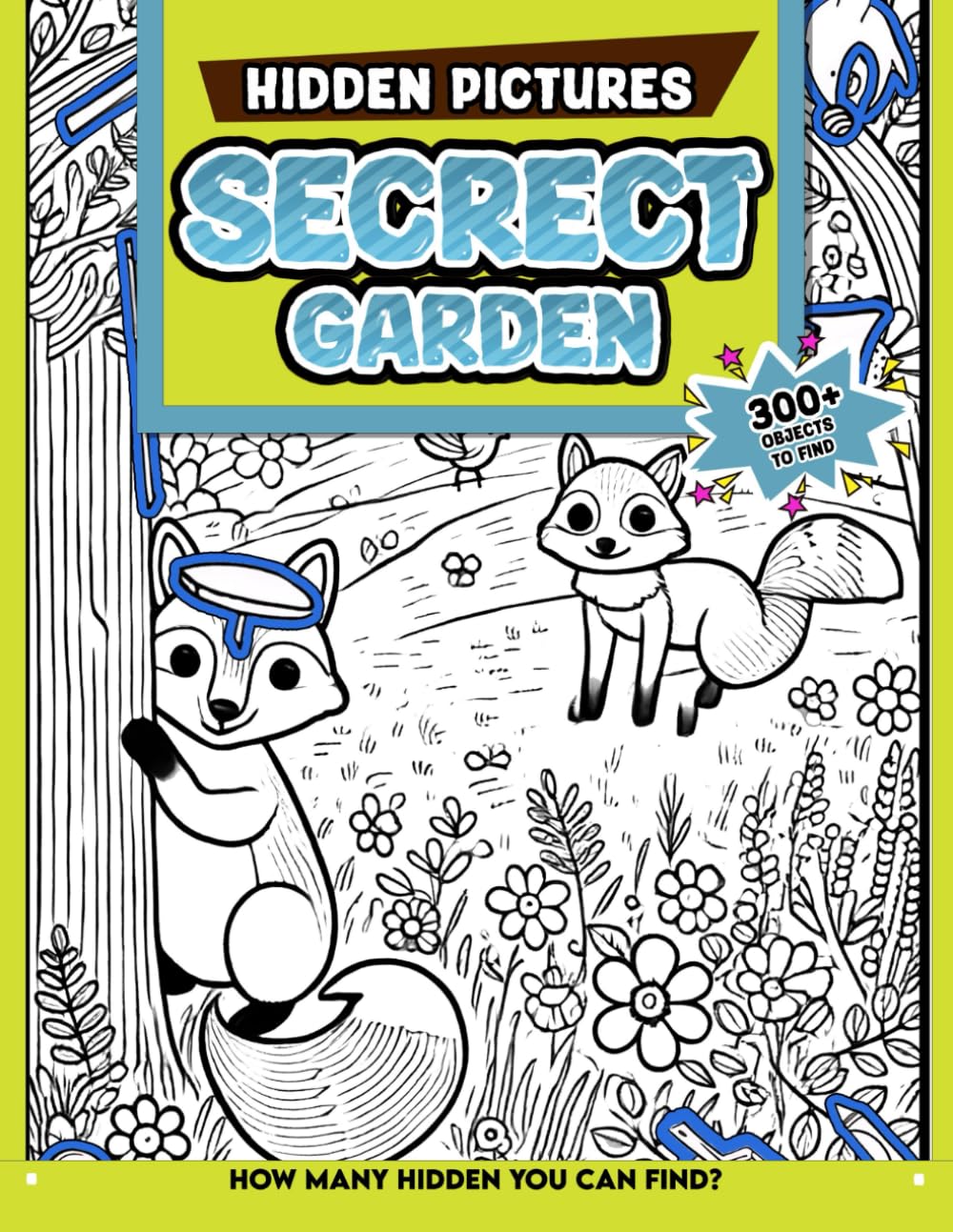 Secrect Garden Hidden Object Picture Book For Adults: 300+ objects to ...