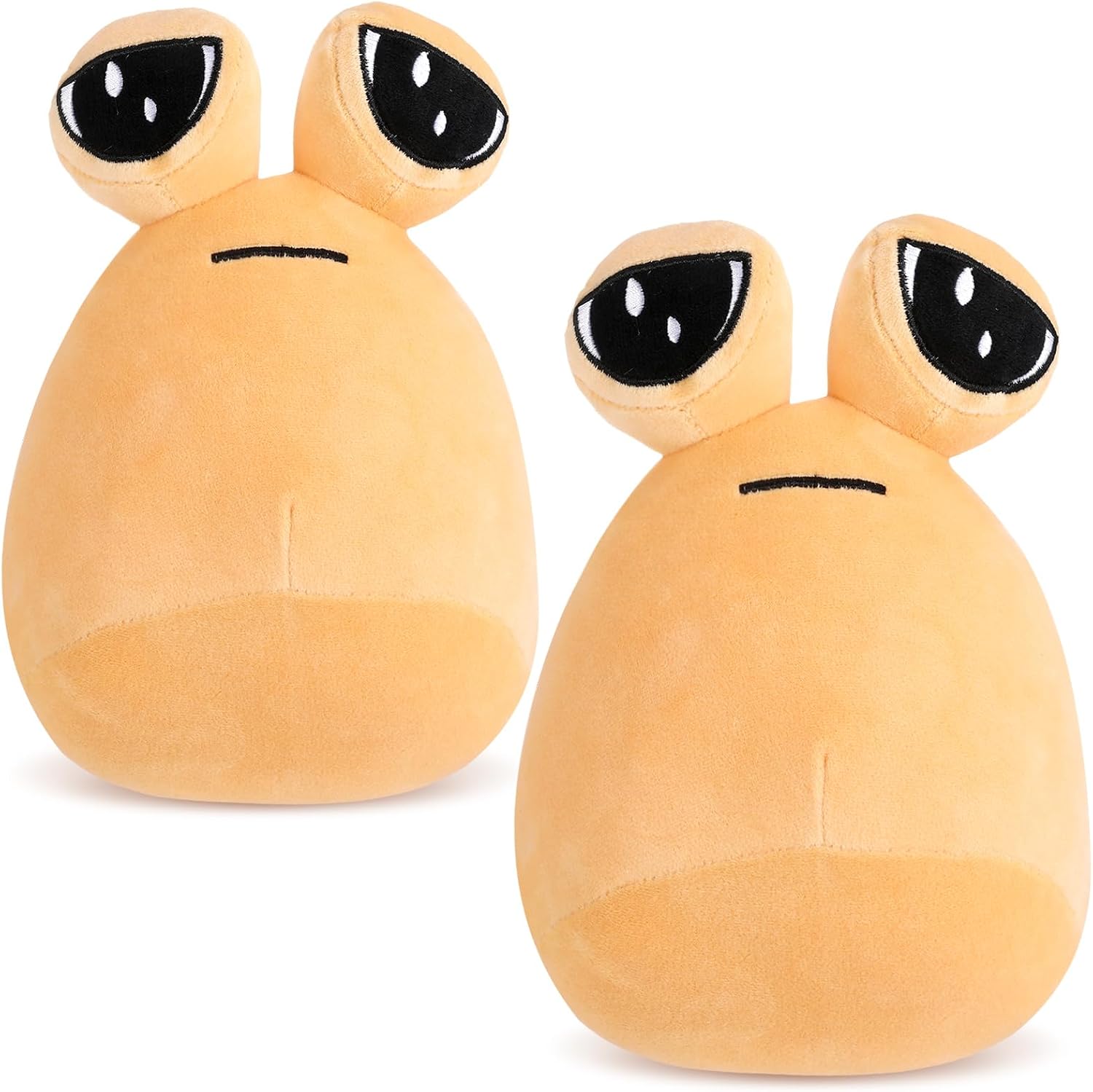 Jostift Pack of 2 Alien Pou Plush Toy, Pou Plush, My Pet Alien Pou ...