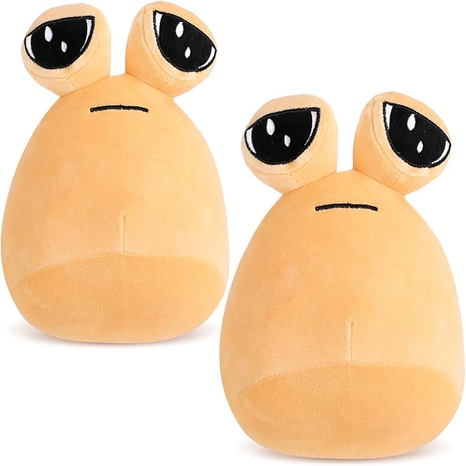 Zuimei 2 Pieces Pou Plush,Alien Pou Plush Toy My Pet Alien Plush Toy 8. ...