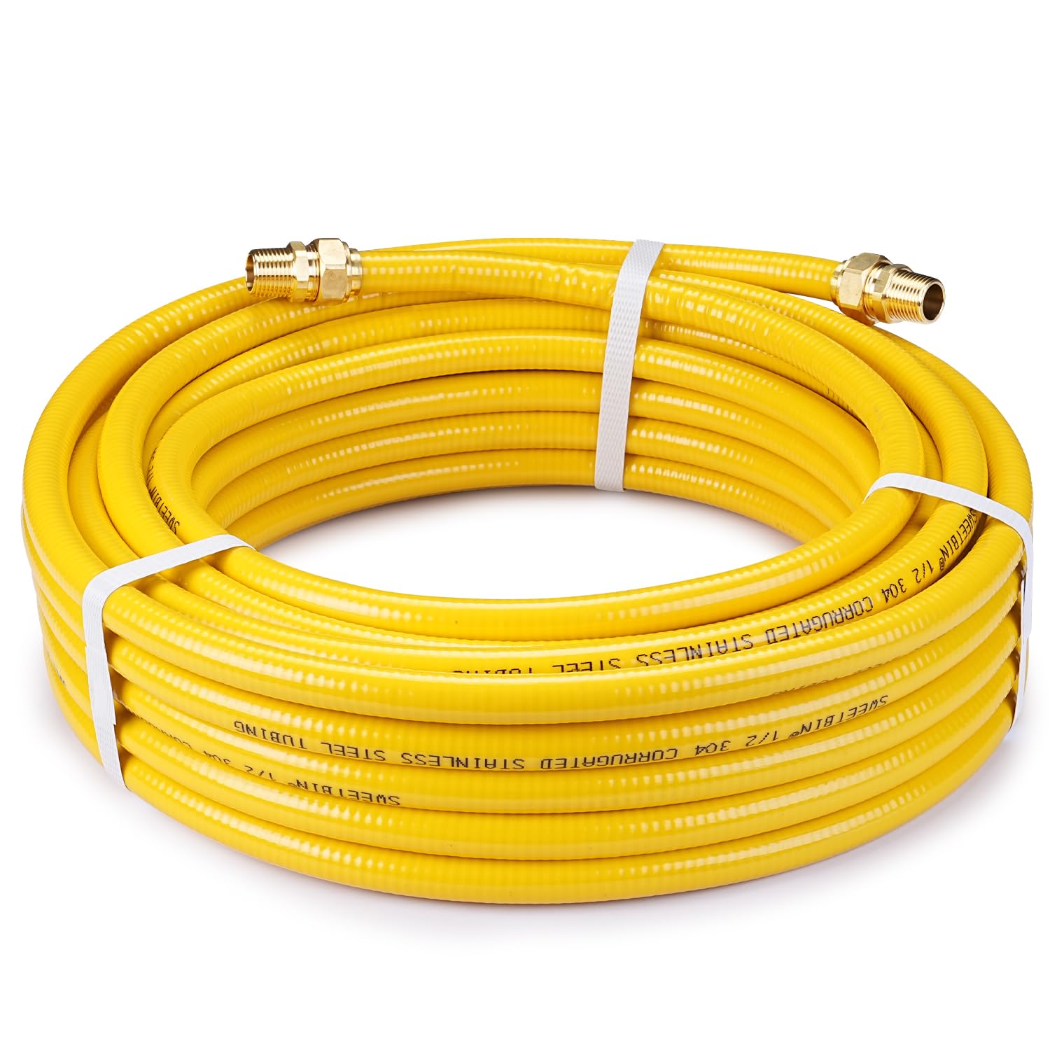 Snapklik.com : 70FT 1/2" CSST Gas Line Hose, 1/2 Inch Flexible Line For ...