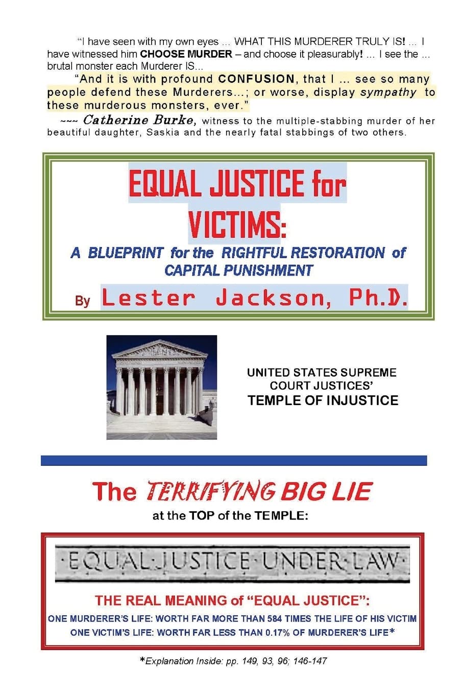 Equal Justice for Victims: A Blueprint for the Rightful Restoration of ...