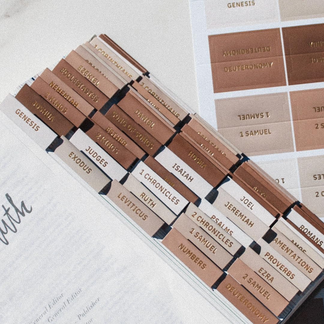 Amazon.com : Decorative Bible Tabs for Women (96 Pieces) - Earth Tone ...