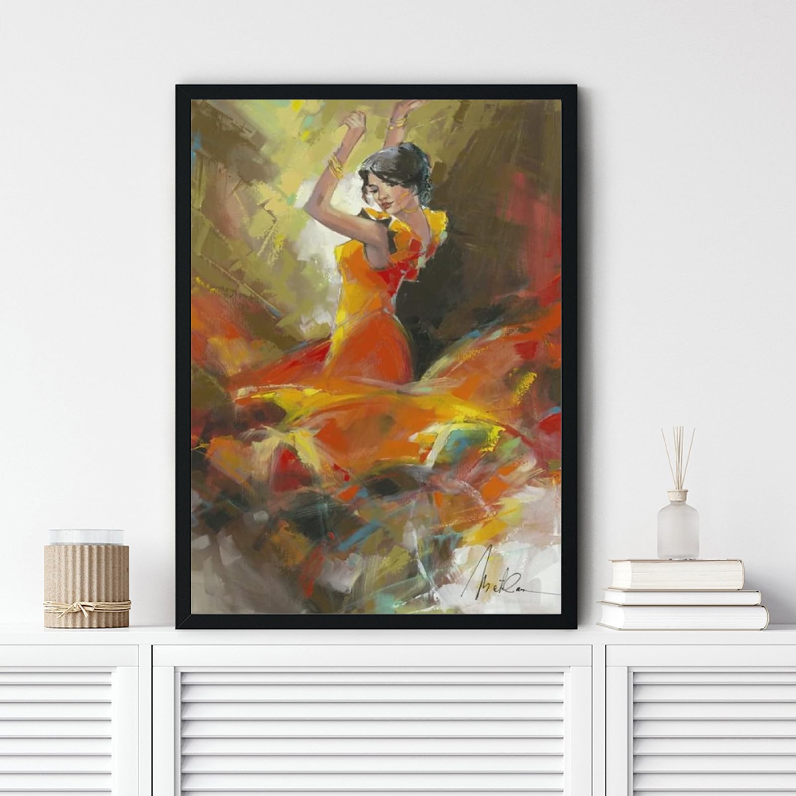 Spanish Home Modern Art Paintings Canary Islands Travel Print Wall Art