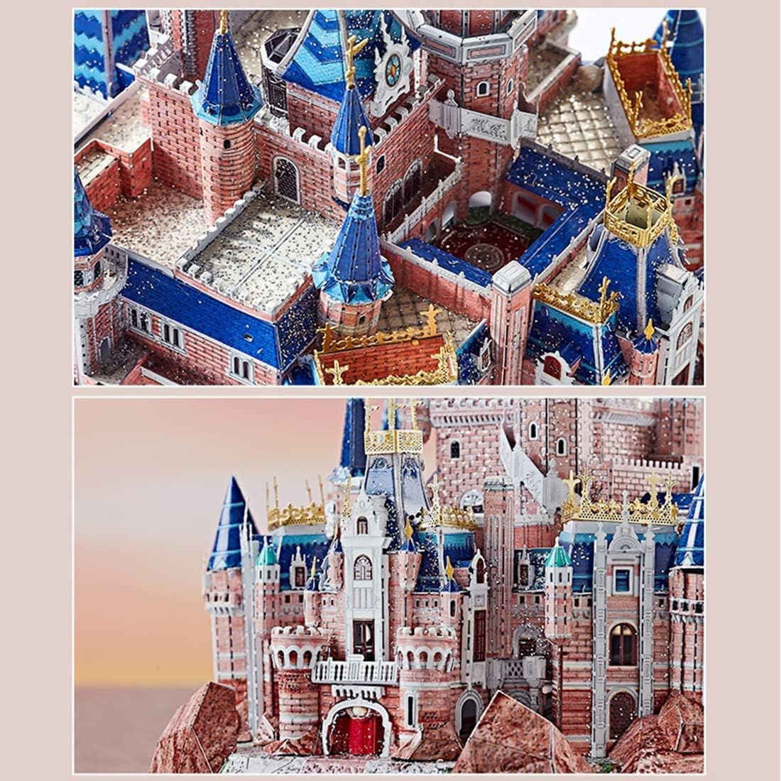 3D Metal Puzzle Fantasy Castle Model Kits with LED Philippines | Ubuy