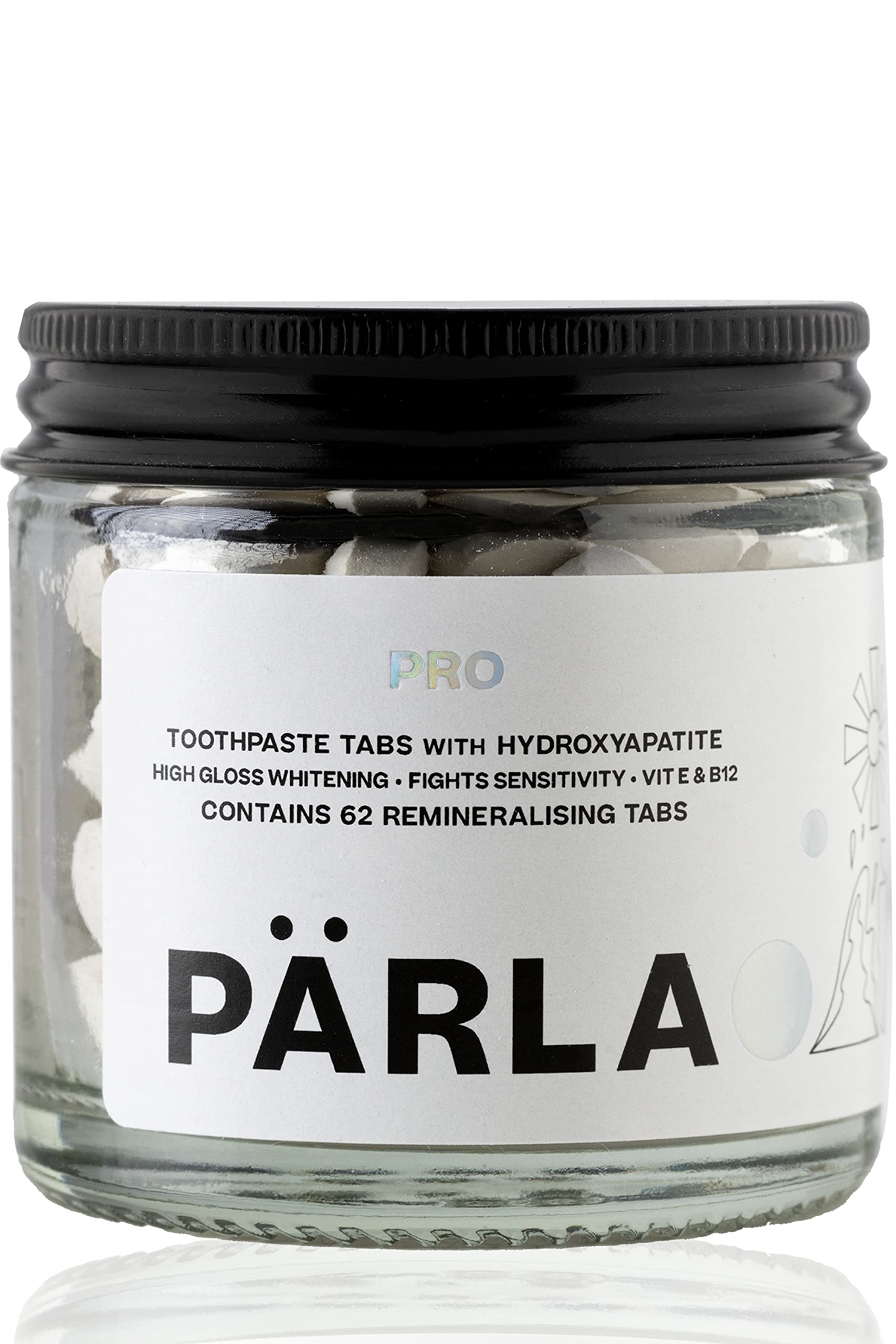 Buy PÄRLA PRO Remineralising Whitening Toothpaste Tablets | 62 Tabs, 1 ...