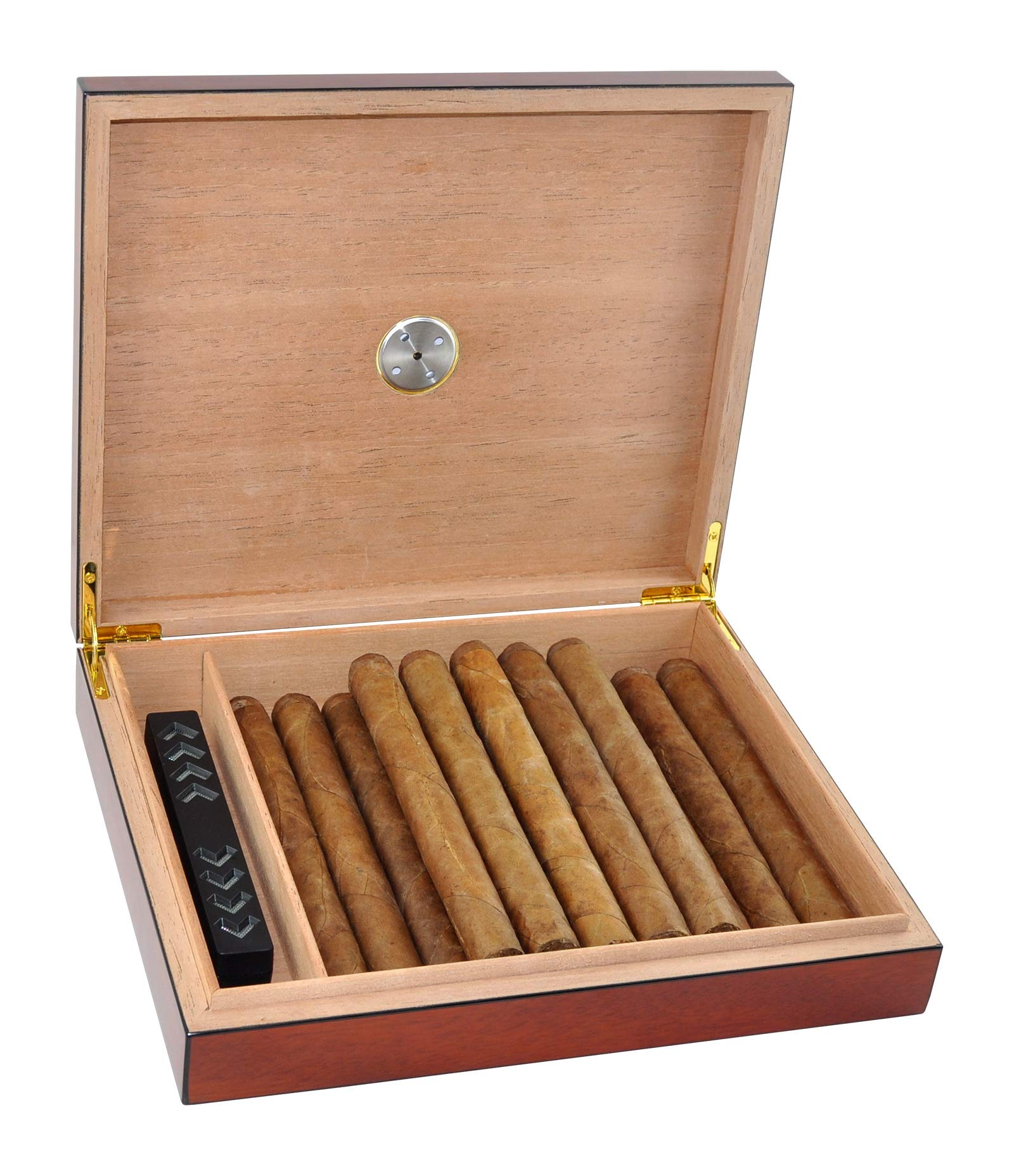 Snapklik.com : DUCIHBA Humidor Cigar Box Holds 20 Cigars, Seal Lid ...