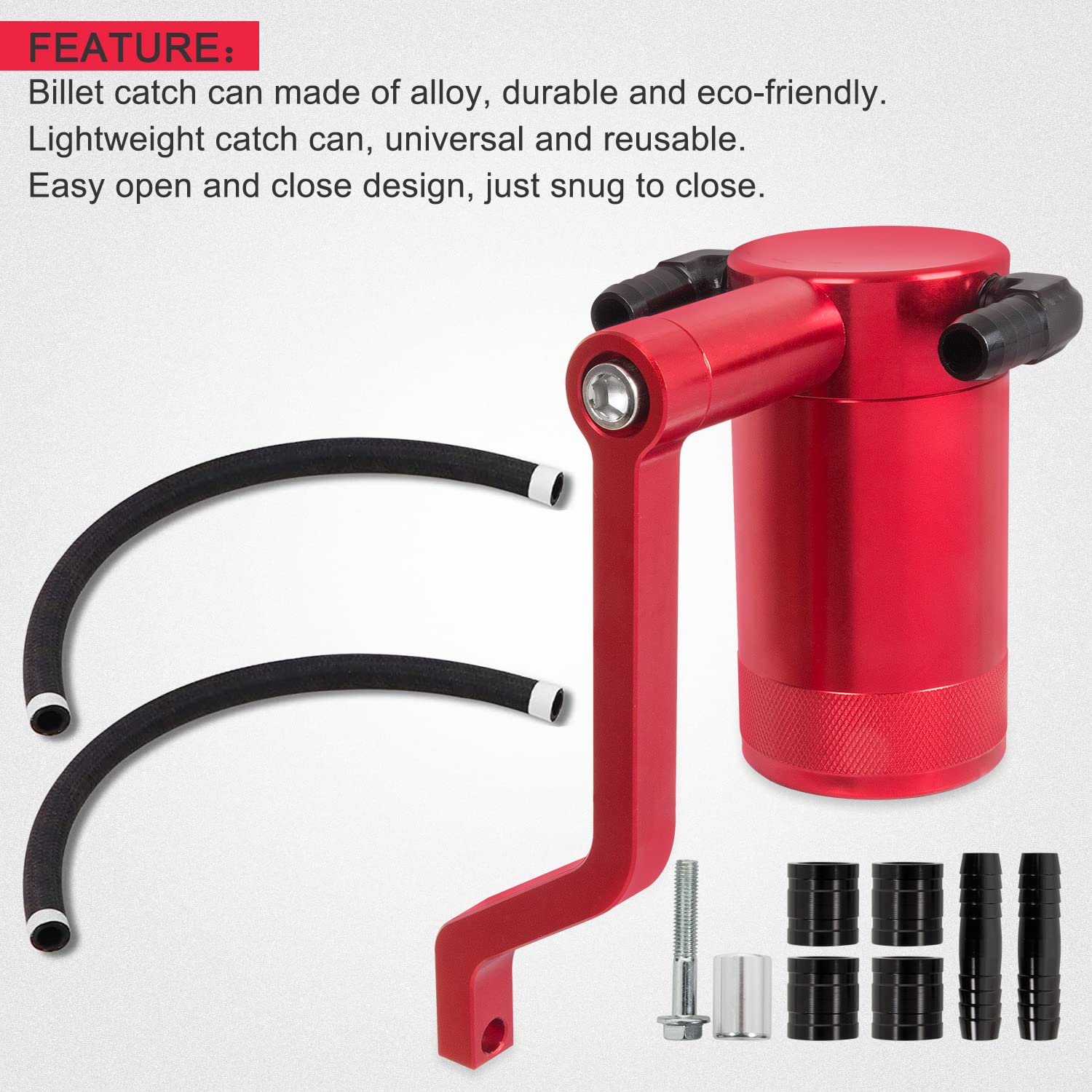 Snapklik.com : 6.4 HEMI Billet Oil Catch Can Kit
