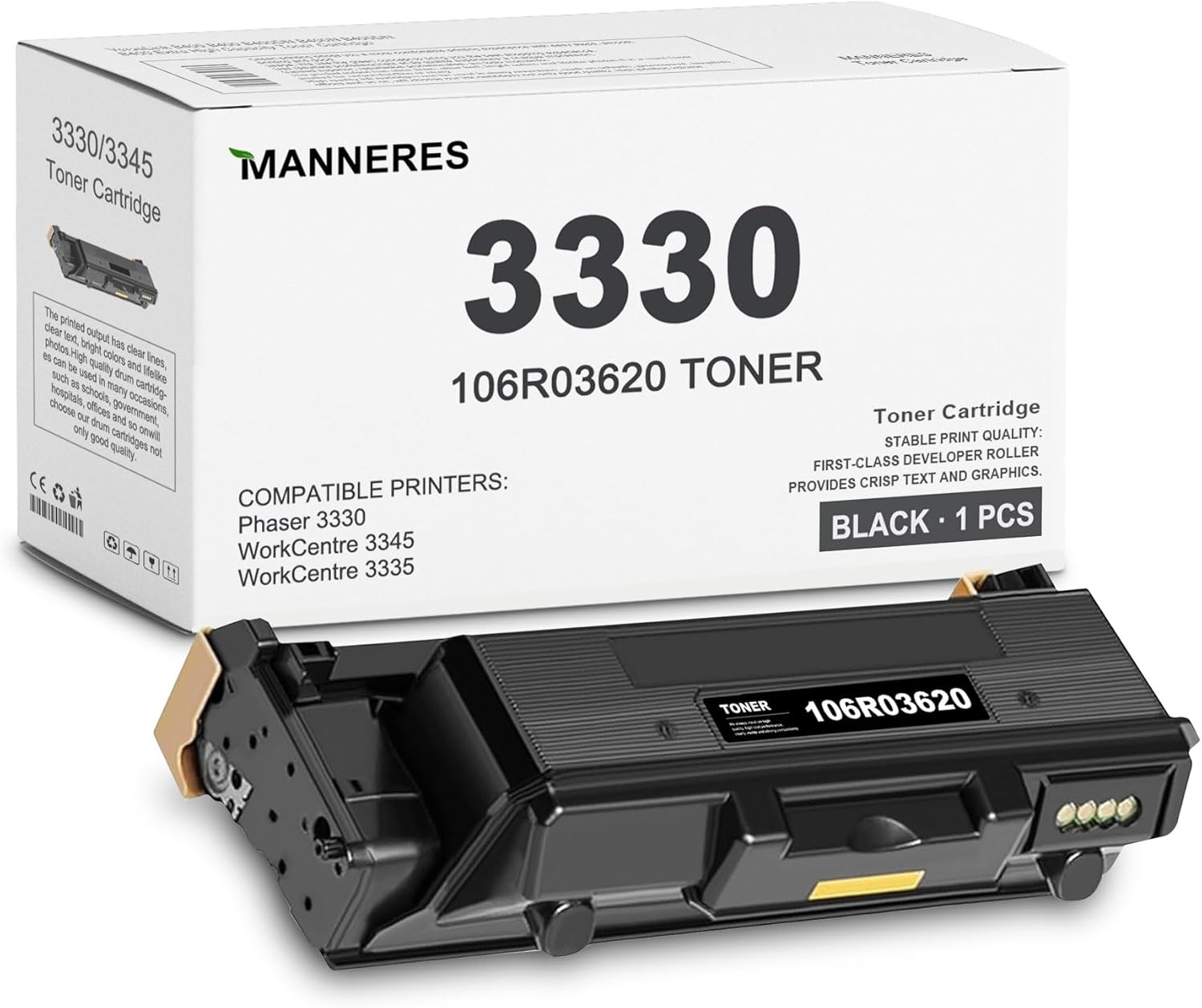 Amazon.com: Phaser 3330 Toner Cartridge (1-Pack, Black): 106R03620 ...