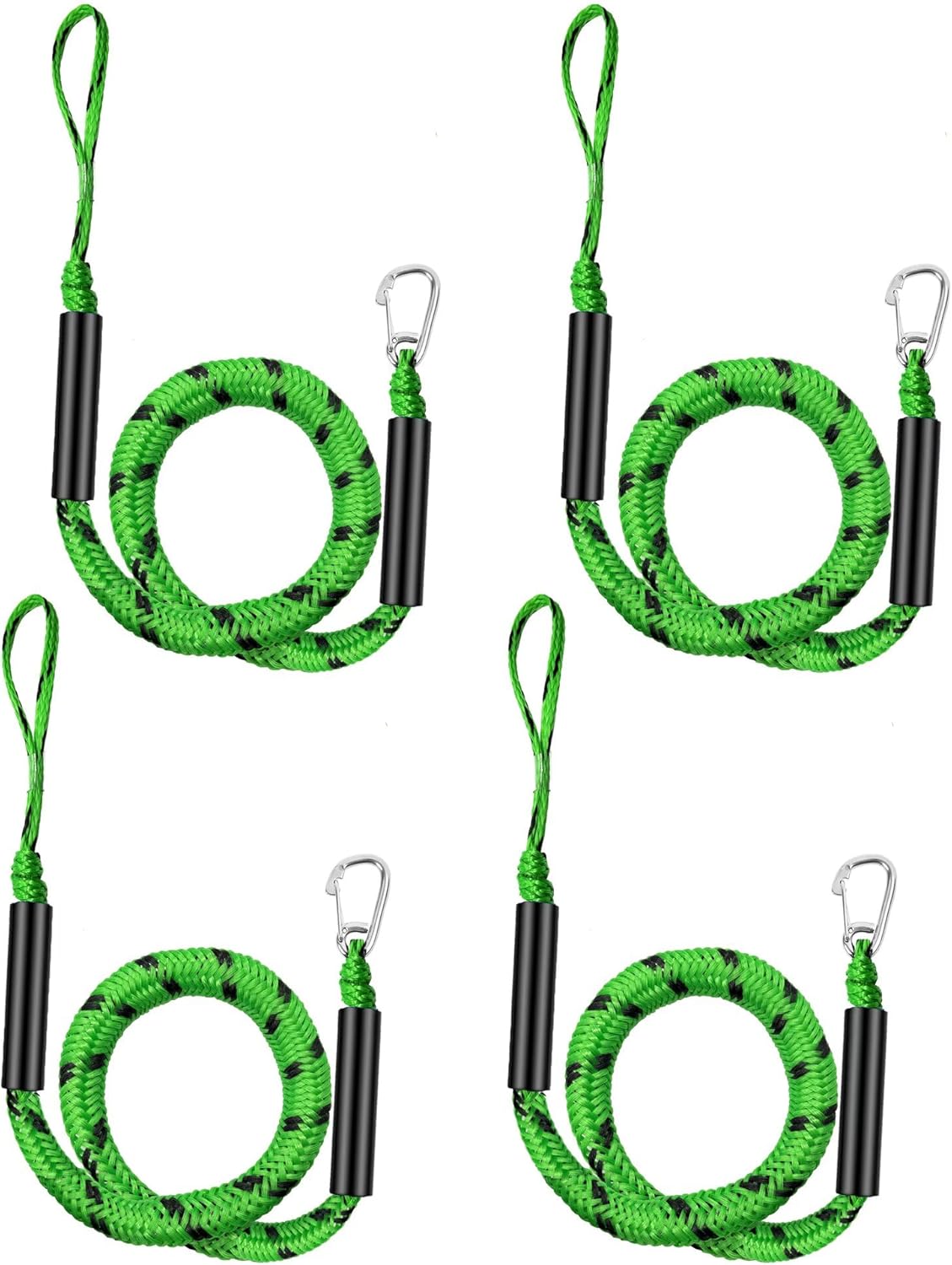 Amazon.com: Boat Bungee Dock Lines, Mooring Rope with Stainless Steel ...