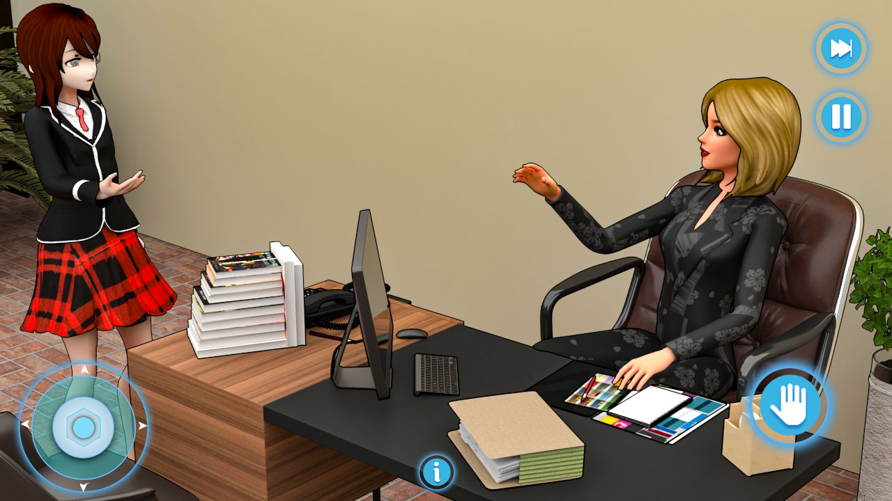 Anime Girl Sakura Game - High School Life Simulator 3D - App on Amazon ...