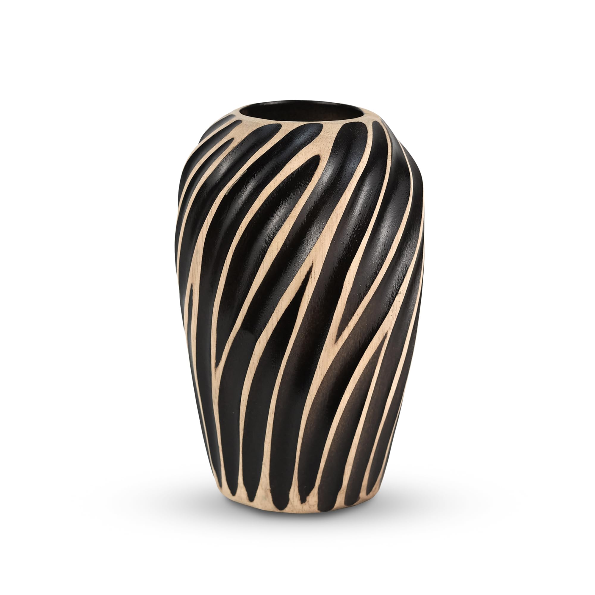 Amazon.com: Aeravida Beautiful Carving Etched Black and Brown Mango ...