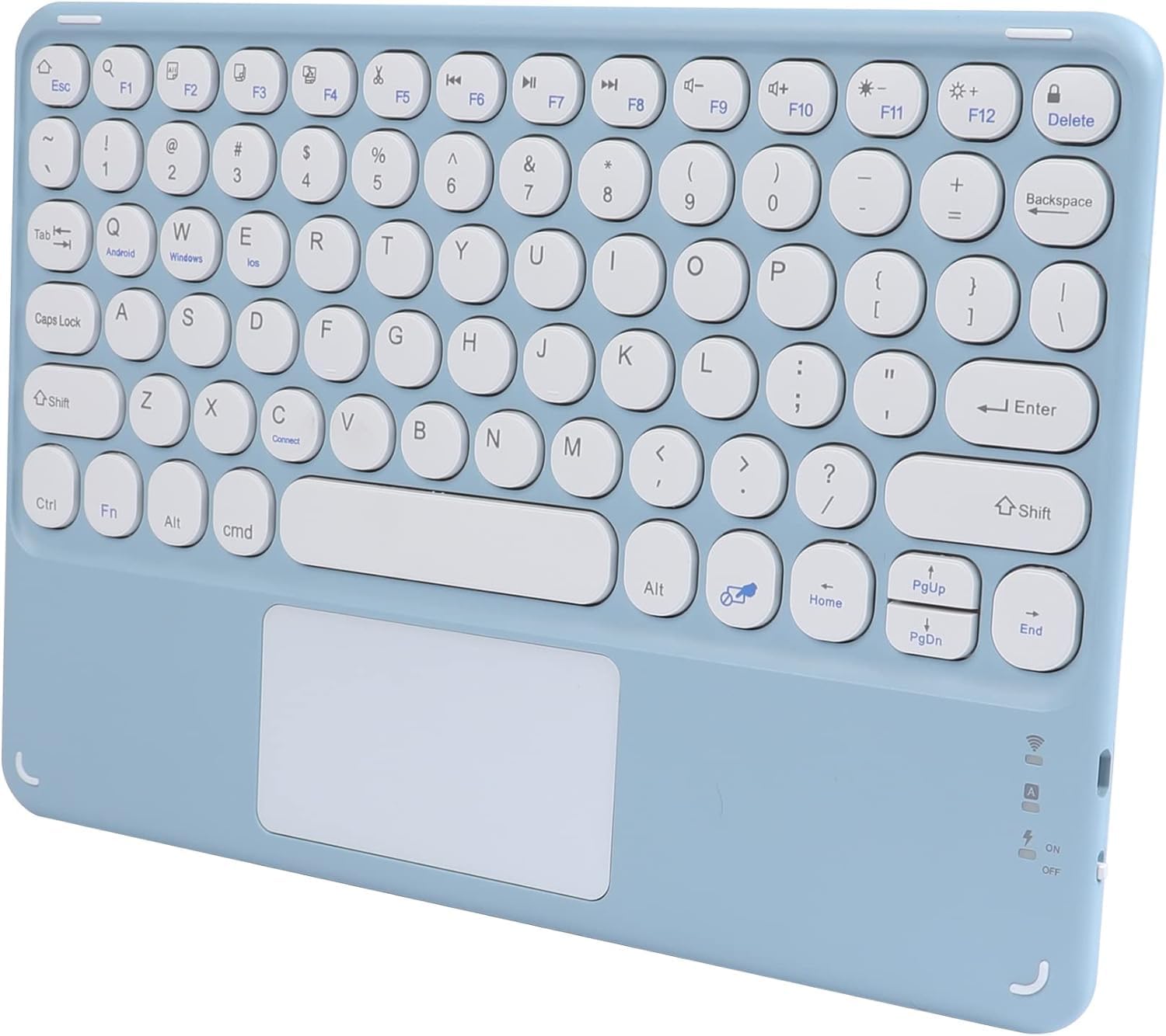 Amazon.in: Buy HB PLUS Mini Wireless Keyboard with Trackpad and Round ...