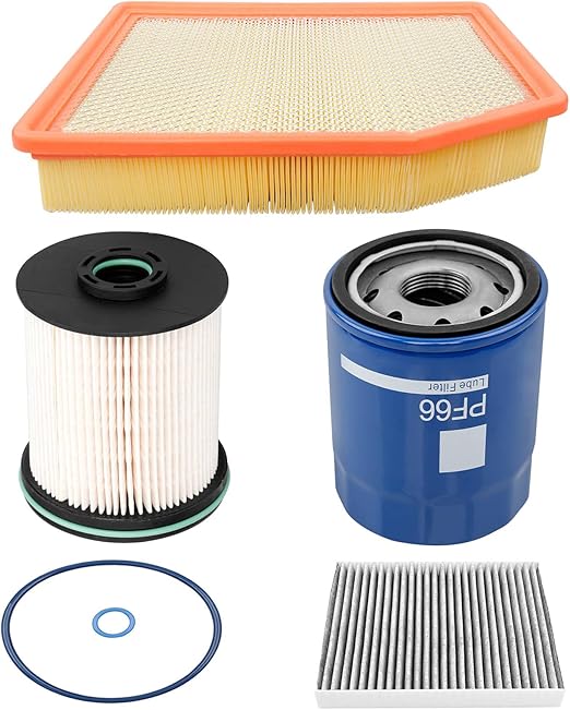 Amazon.com: Diesel 3.0L Duramax Filter Kit Compatible with 2020-2023 ...