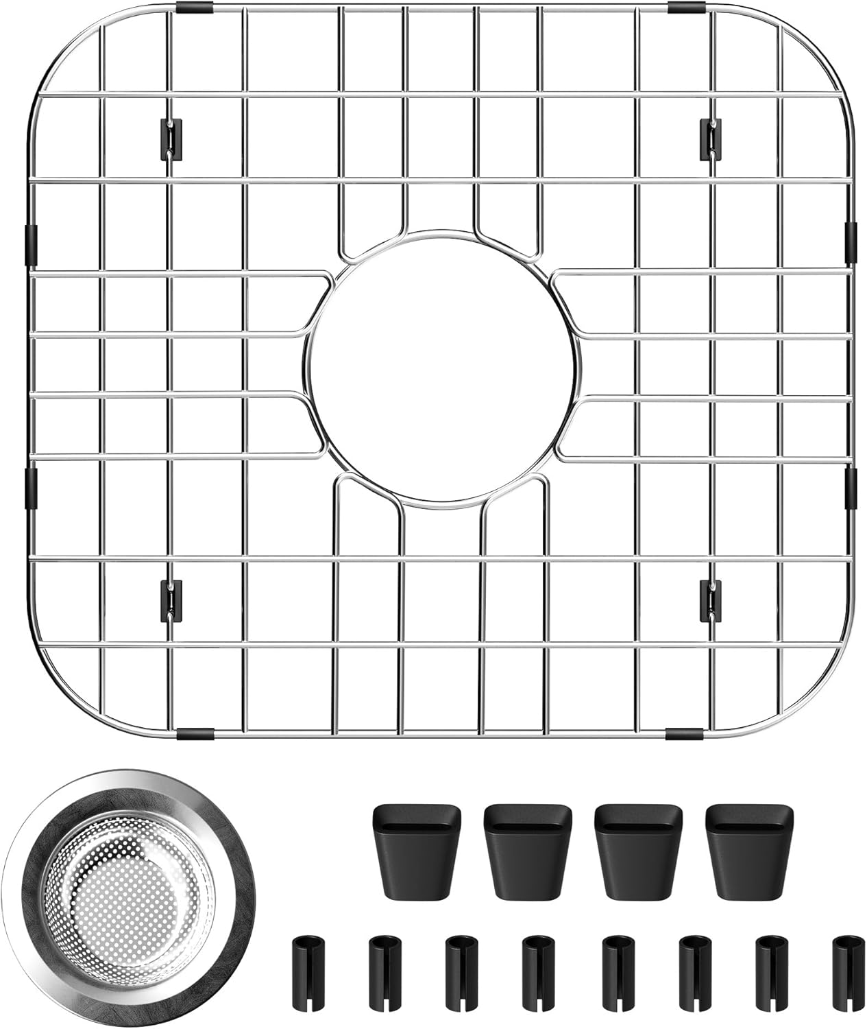 Amazon.com: Sink Grid Protector Bottom Sink Grate for Kitchen Sink ...