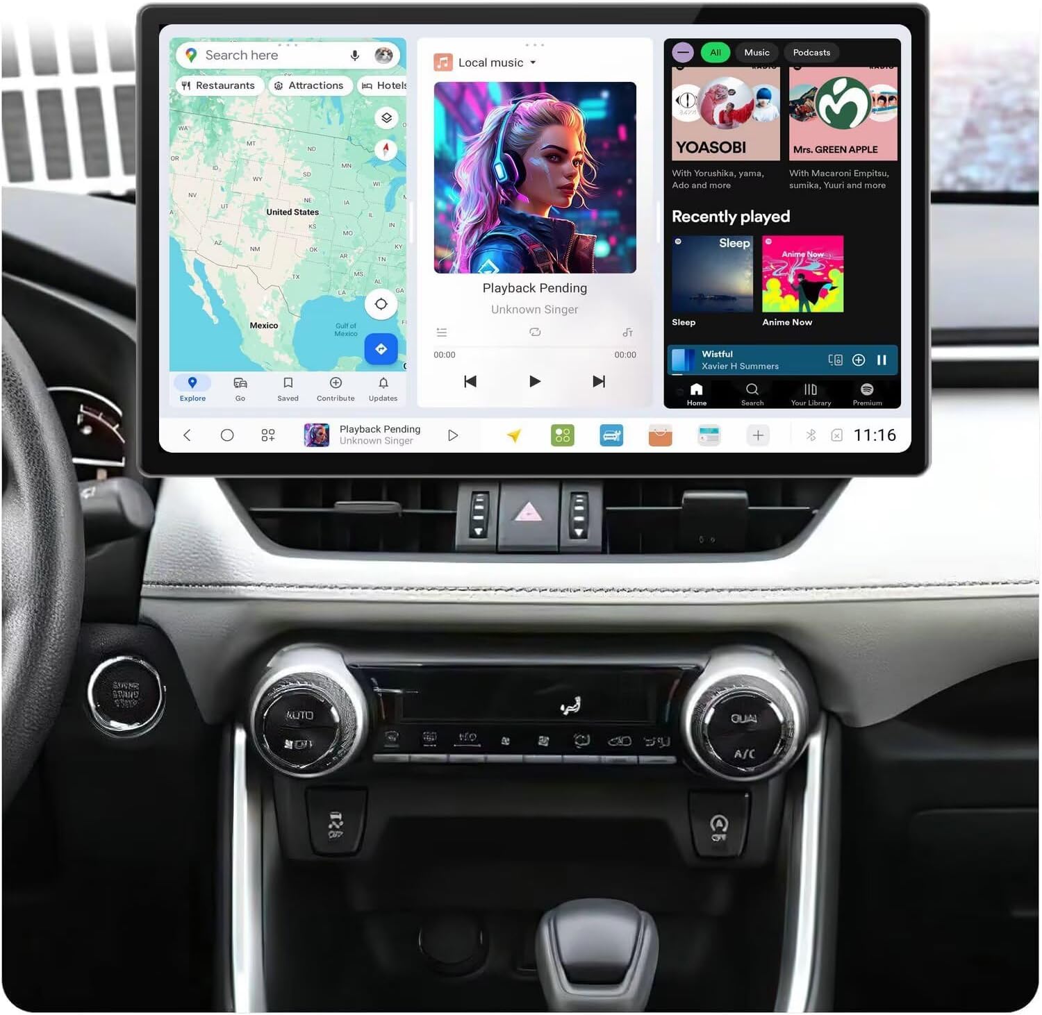 Amazon.com: RONGJI DUDUAUTO Radio for Toyota RAV4 2019-2023 Stereo ...