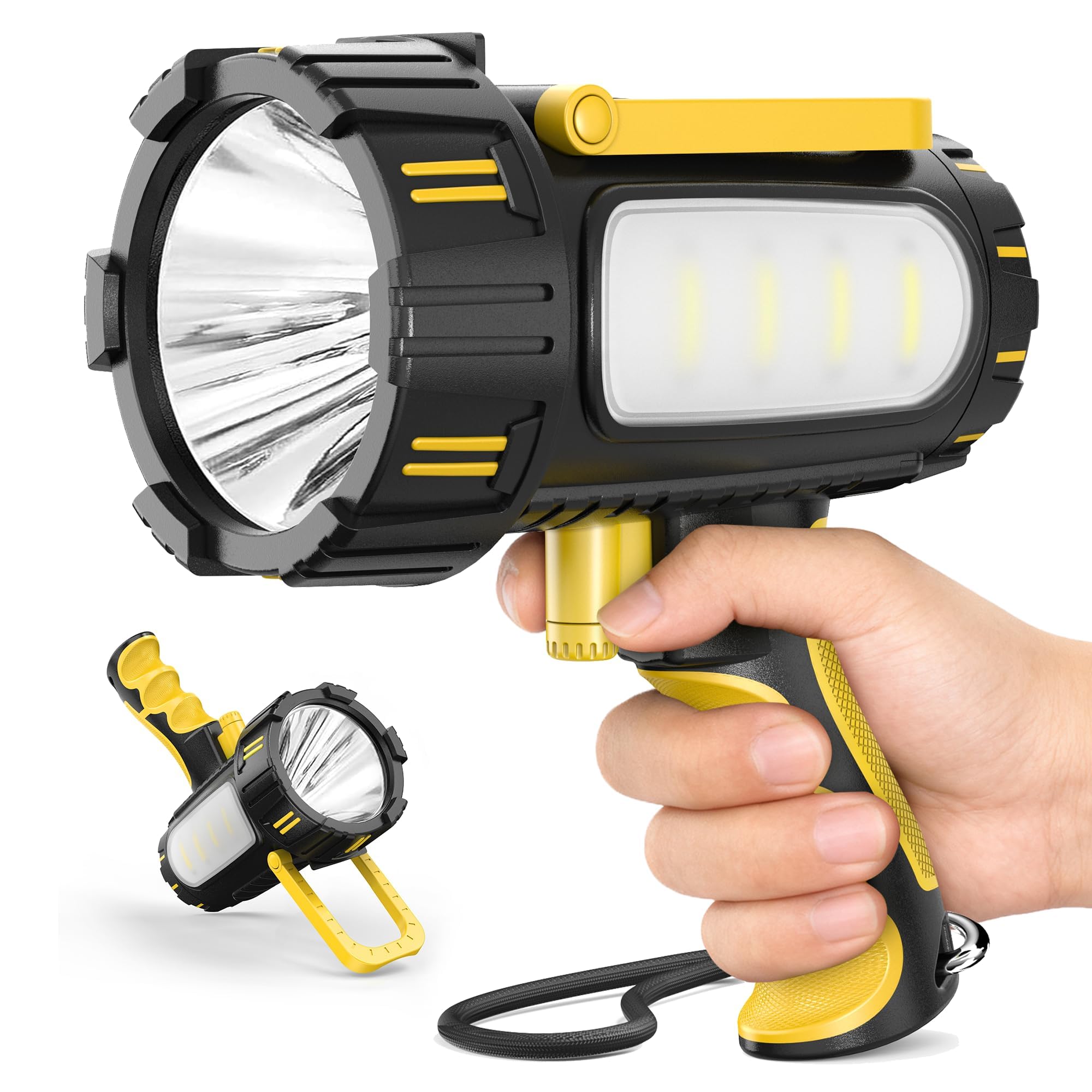 7 Best Handheld Searchlight | 10000mAh Beam That Cuts Night